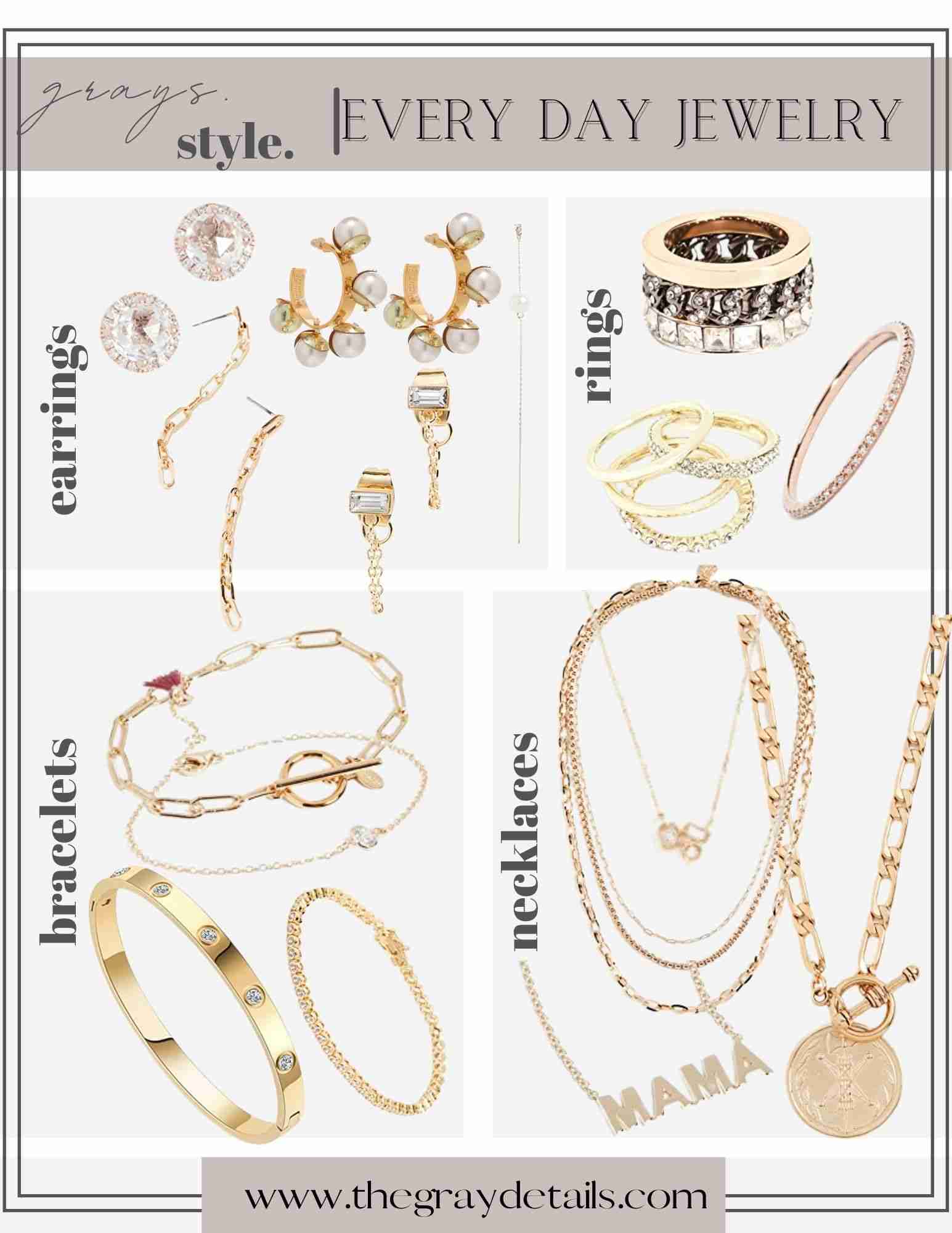 How To Choose Everyday Jewelry - the gray details
