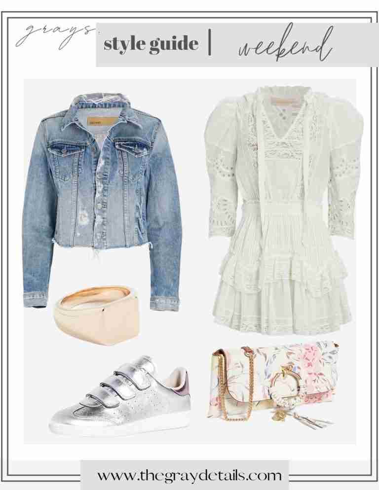 How To Style A White Dress 4 Ways - the gray details