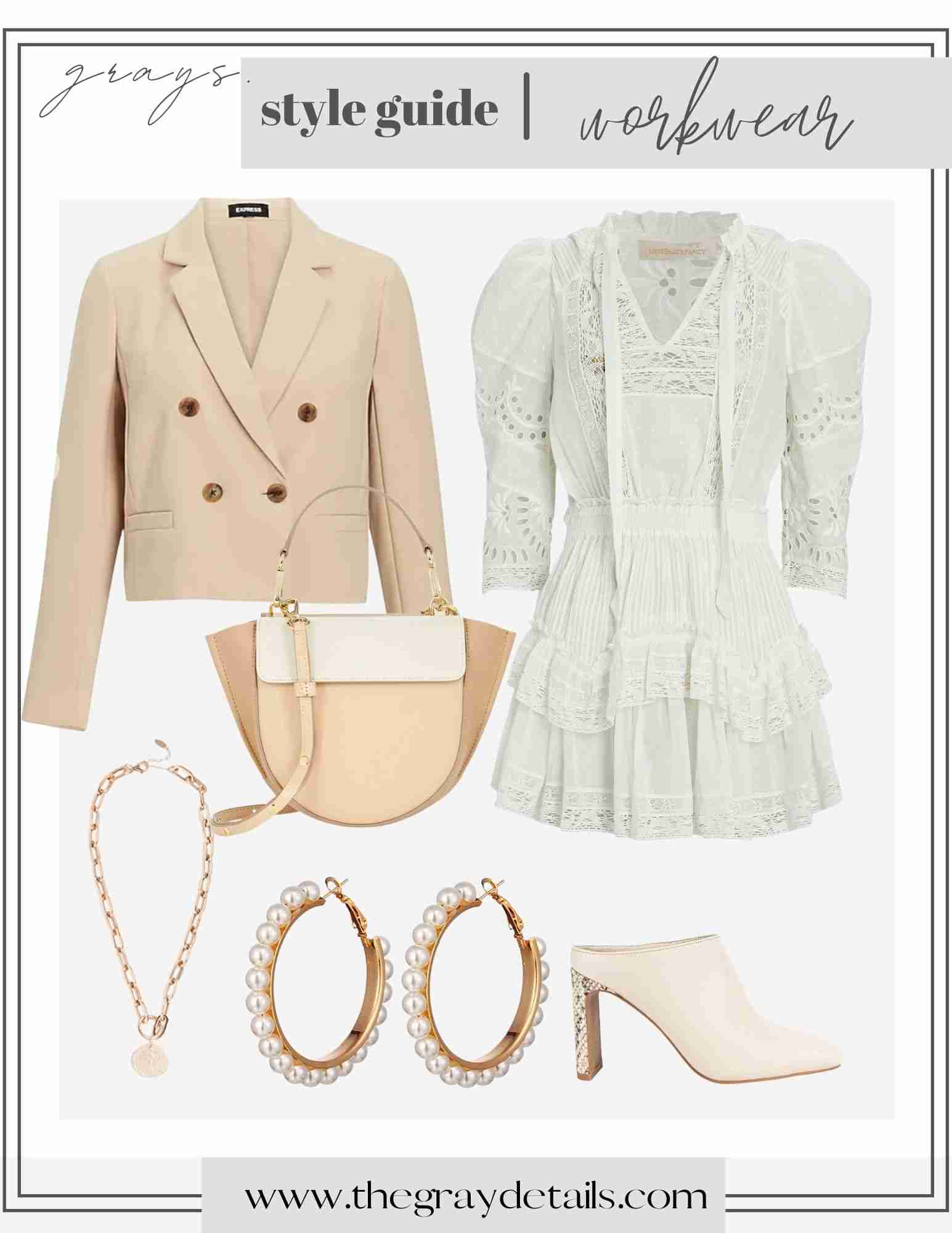 How To Style A White Dress 4 Ways - the gray details