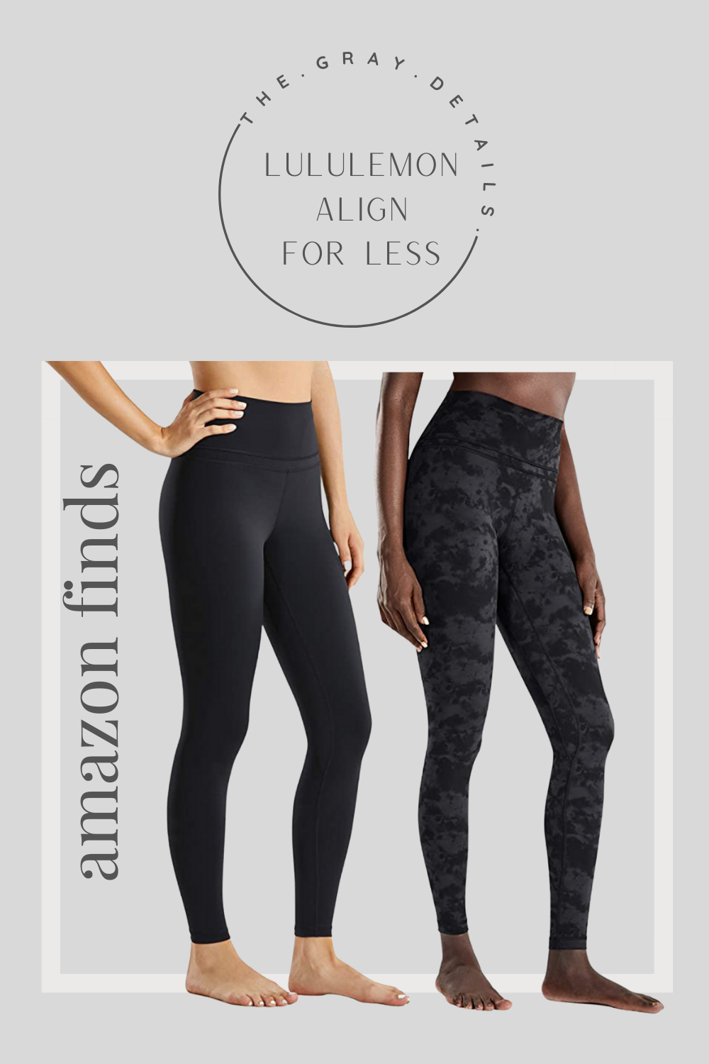 5 Best Dupes for Lululemon Align - the gray details