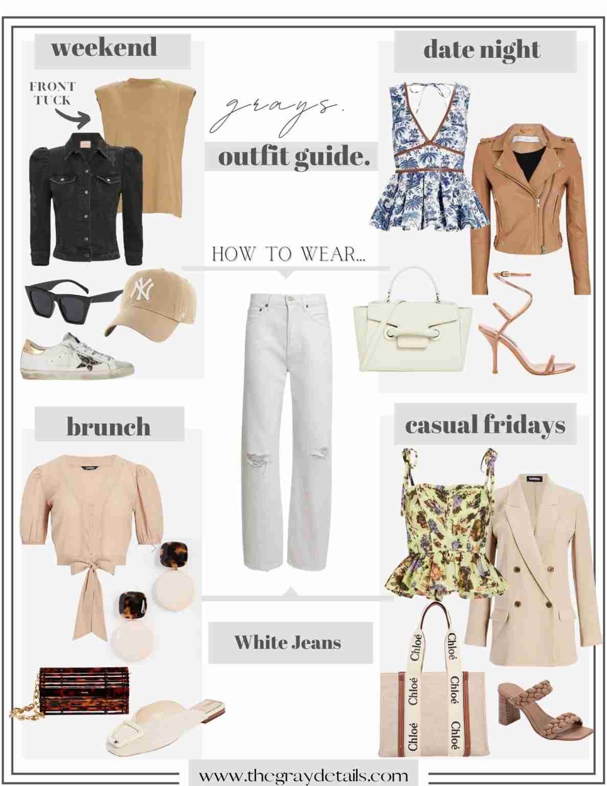 How to Wear White Denim - the gray details | Lifestyle Blog