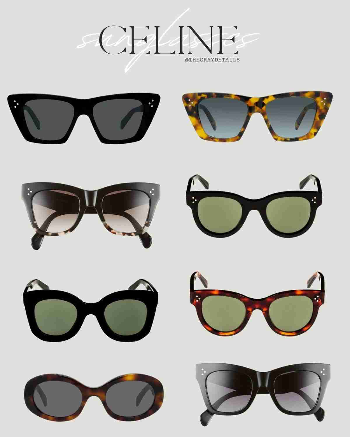 Top Designer Sunglasses - the gray details | Lifestyle Blog