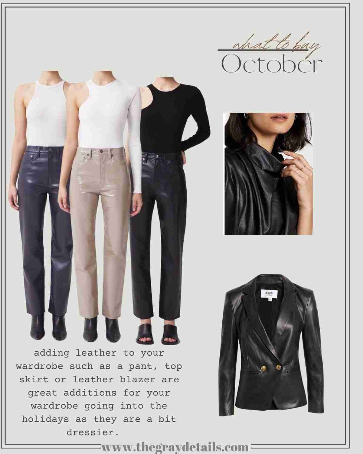 What to Buy In October | Monthly Shopping Guide - the gray details