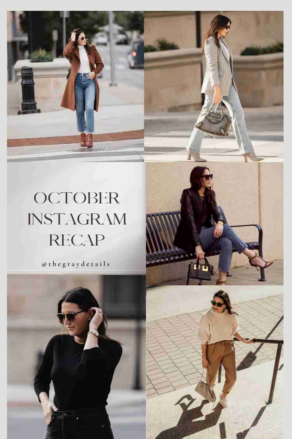 October Instagram Fall Outfits - the gray details