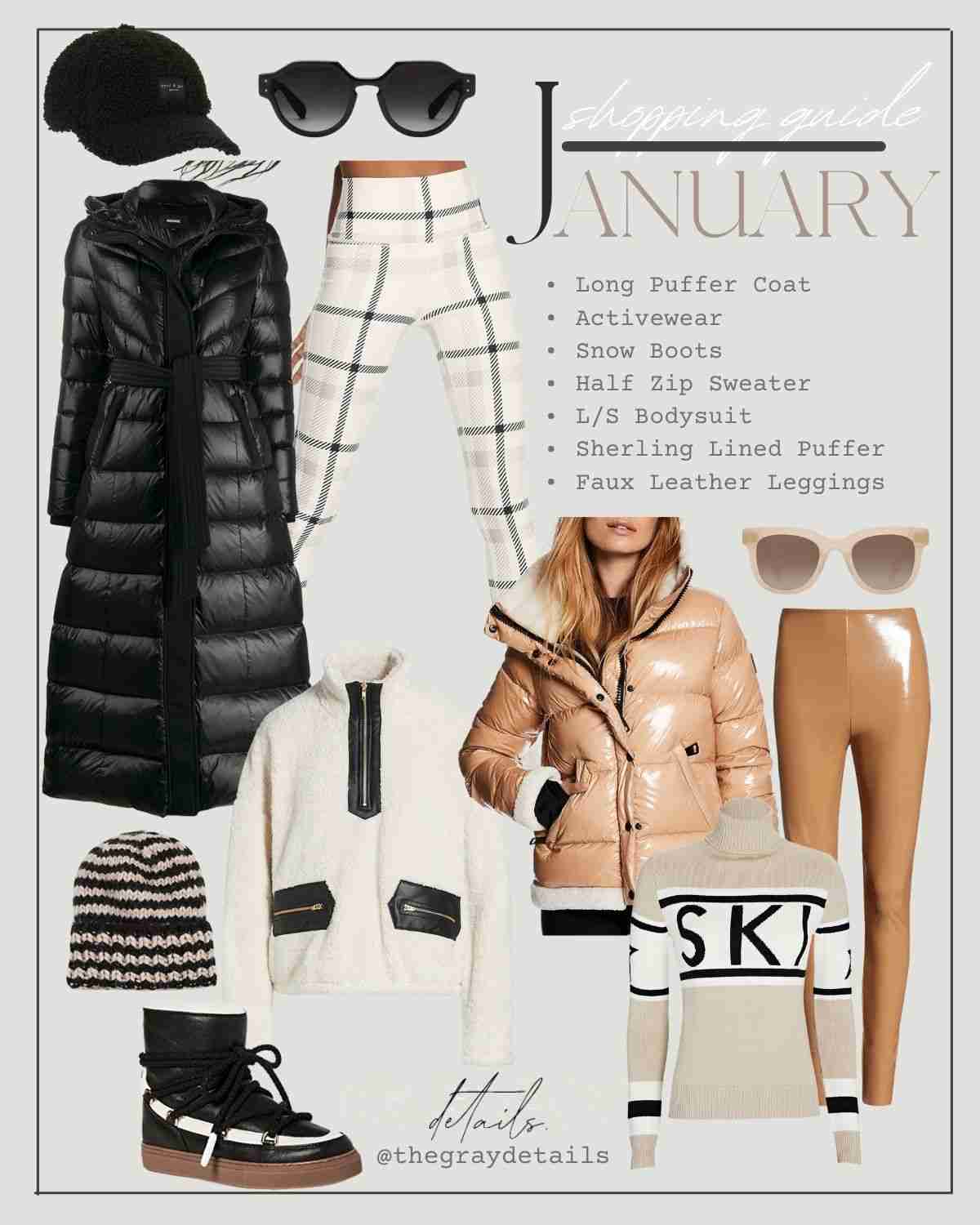 Monthly Shopping Guide: What to Buy in January - the gray details