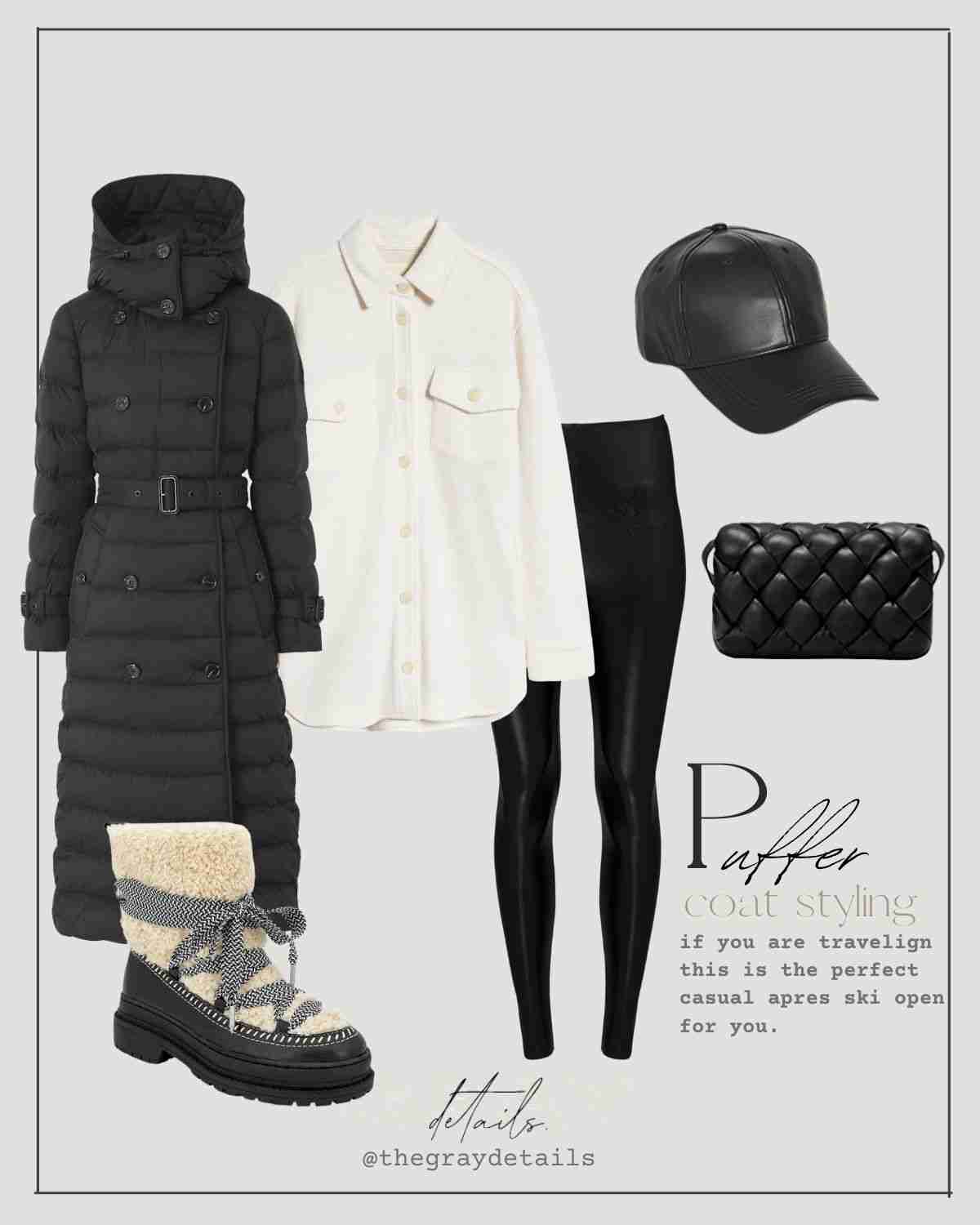 How To Style A Puffer Jacket - the gray details