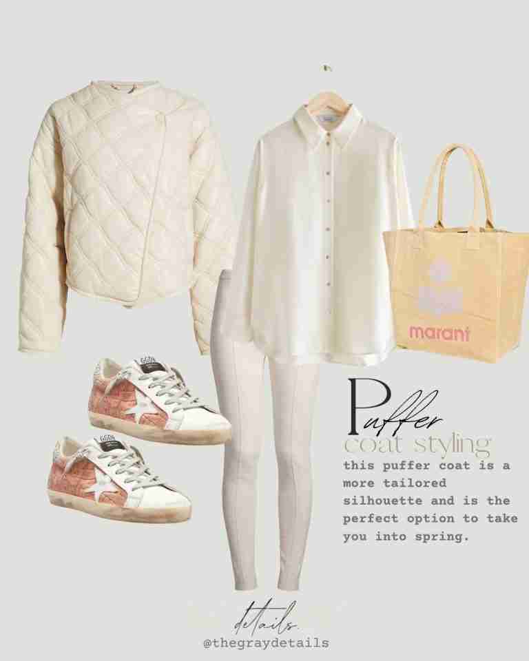 How To Style A Puffer Jacket - the gray details