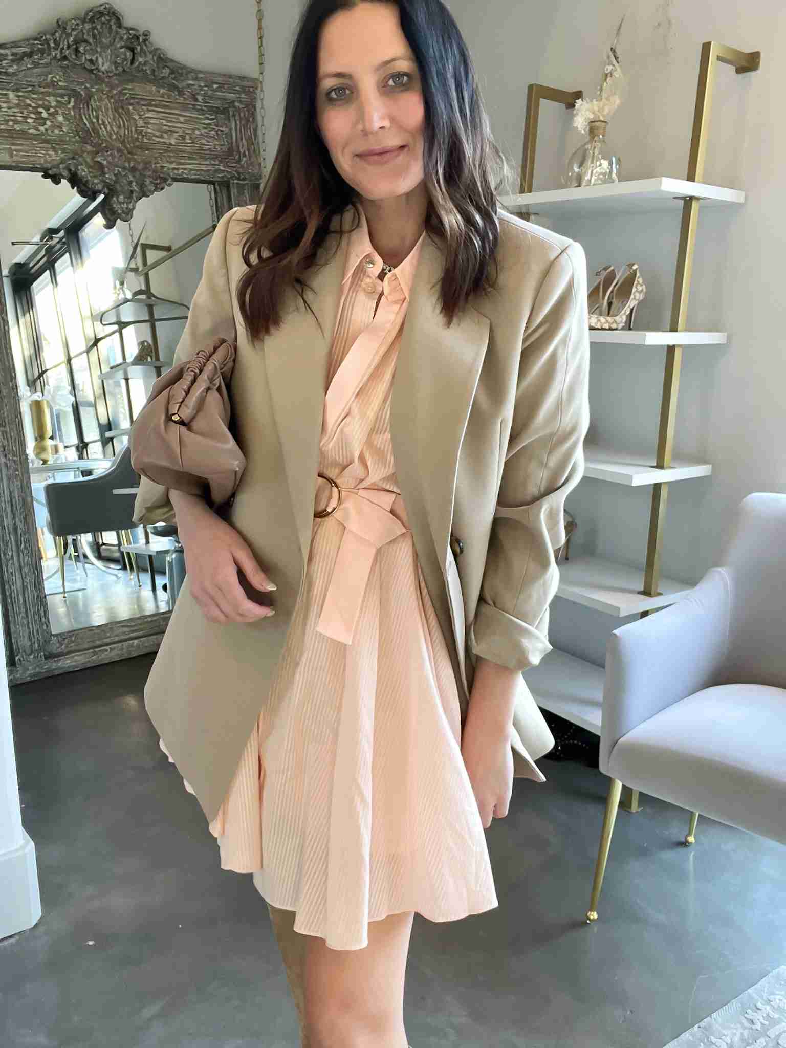 How to Layer A Dress for Spring - the gray details