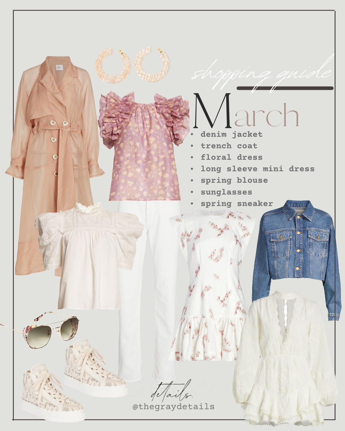 What to Buy In March - the gray details | Lifestyle Blog