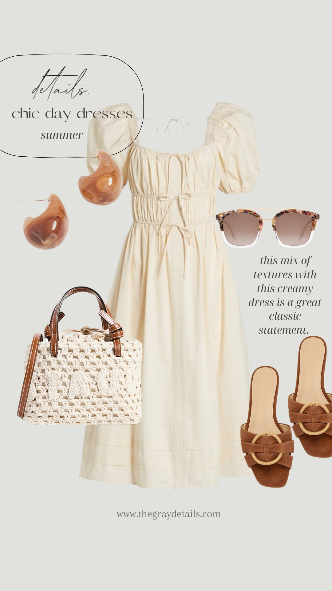 Easy & Chic Casual Day Dresses | Outfit Ideas - the gray details