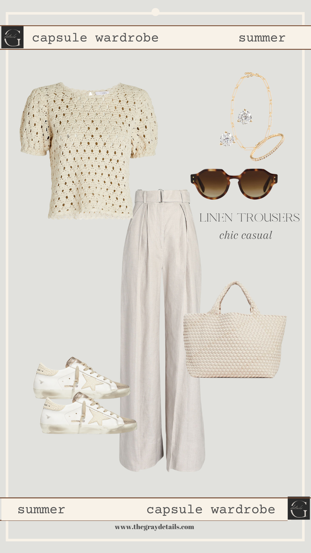 Summer Capsule Wardrobe - the gray details | Lifestyle Blog
