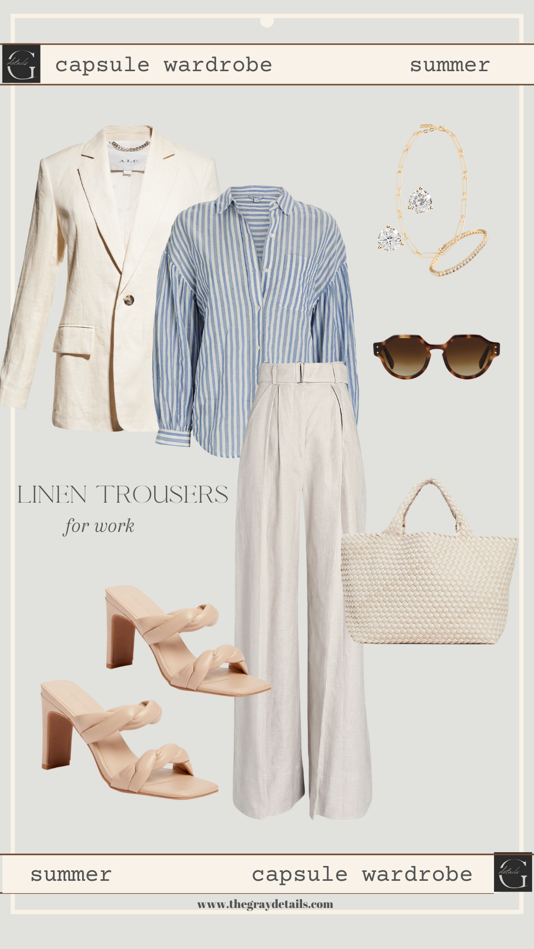 Summer Capsule Wardrobe - the gray details | Lifestyle Blog