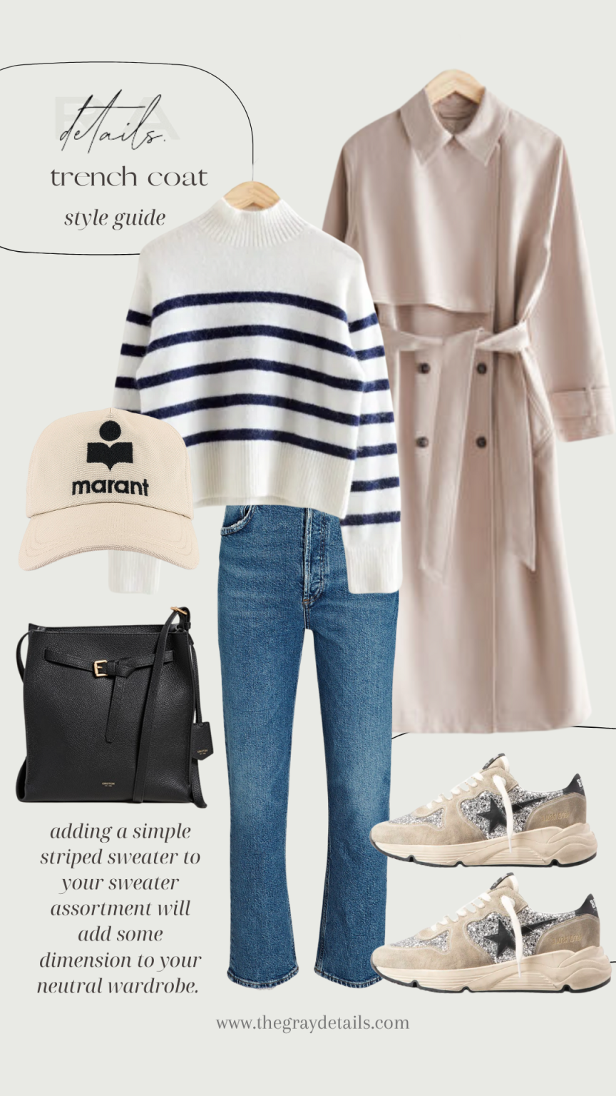 How to Style a Trench Coat | Outfit Ideas - the gray details