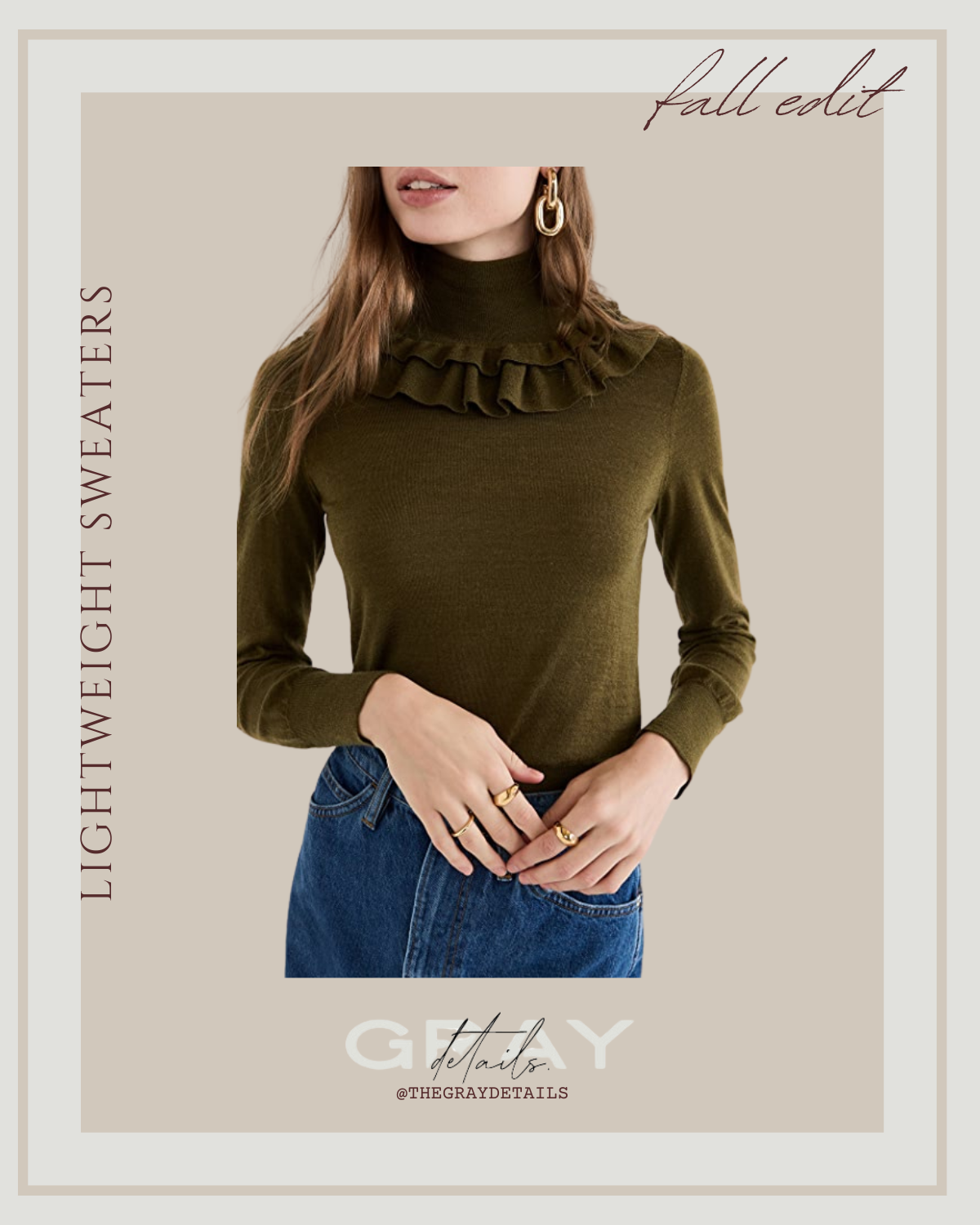 25 Lightweight Sweaters for Fall - the gray details