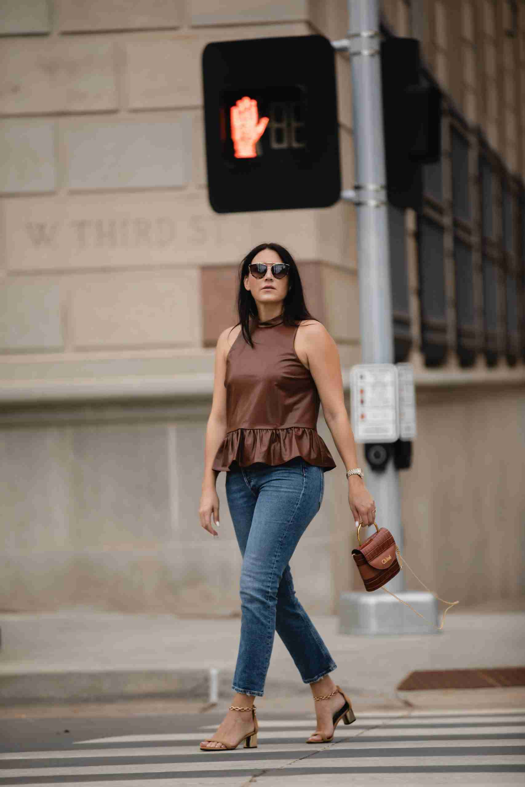 Leather Top Outfit Ideas - the gray details Lifestyle Blog