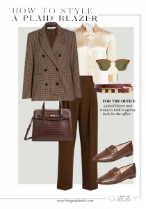 How to Style A Plaid Blazer - the gray details | Lifestyle Blog