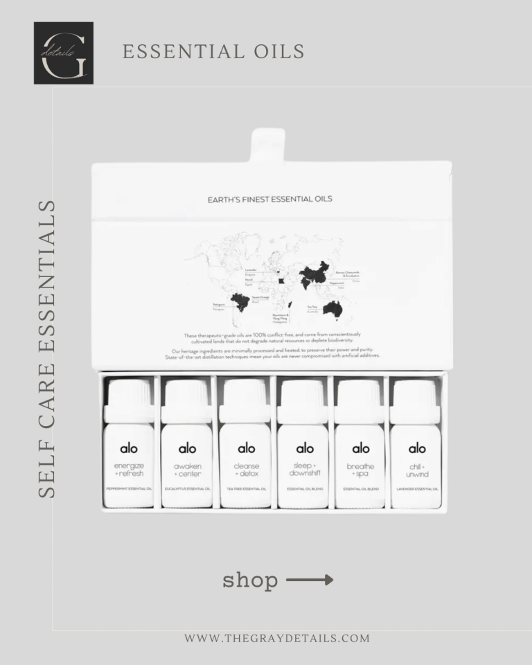 Self Care Essentials - the gray details | Lifestyle Blog