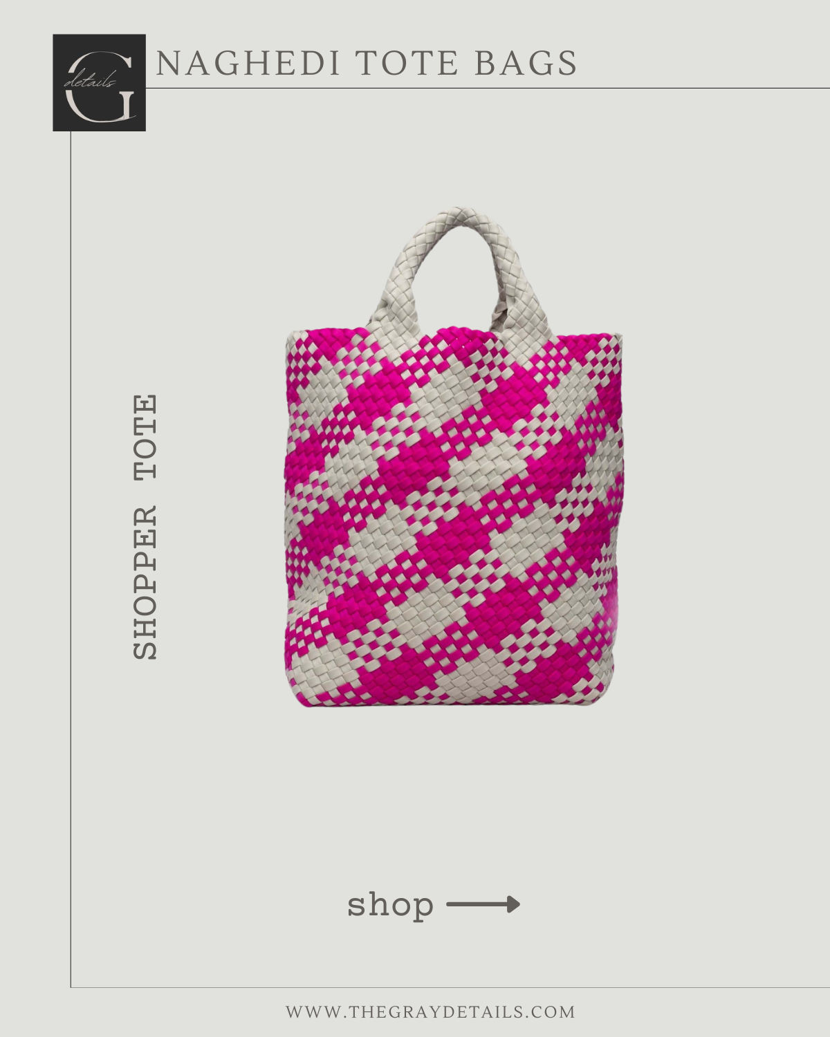 Naghedi Tote Review - the gray details | Lifestyle Blog