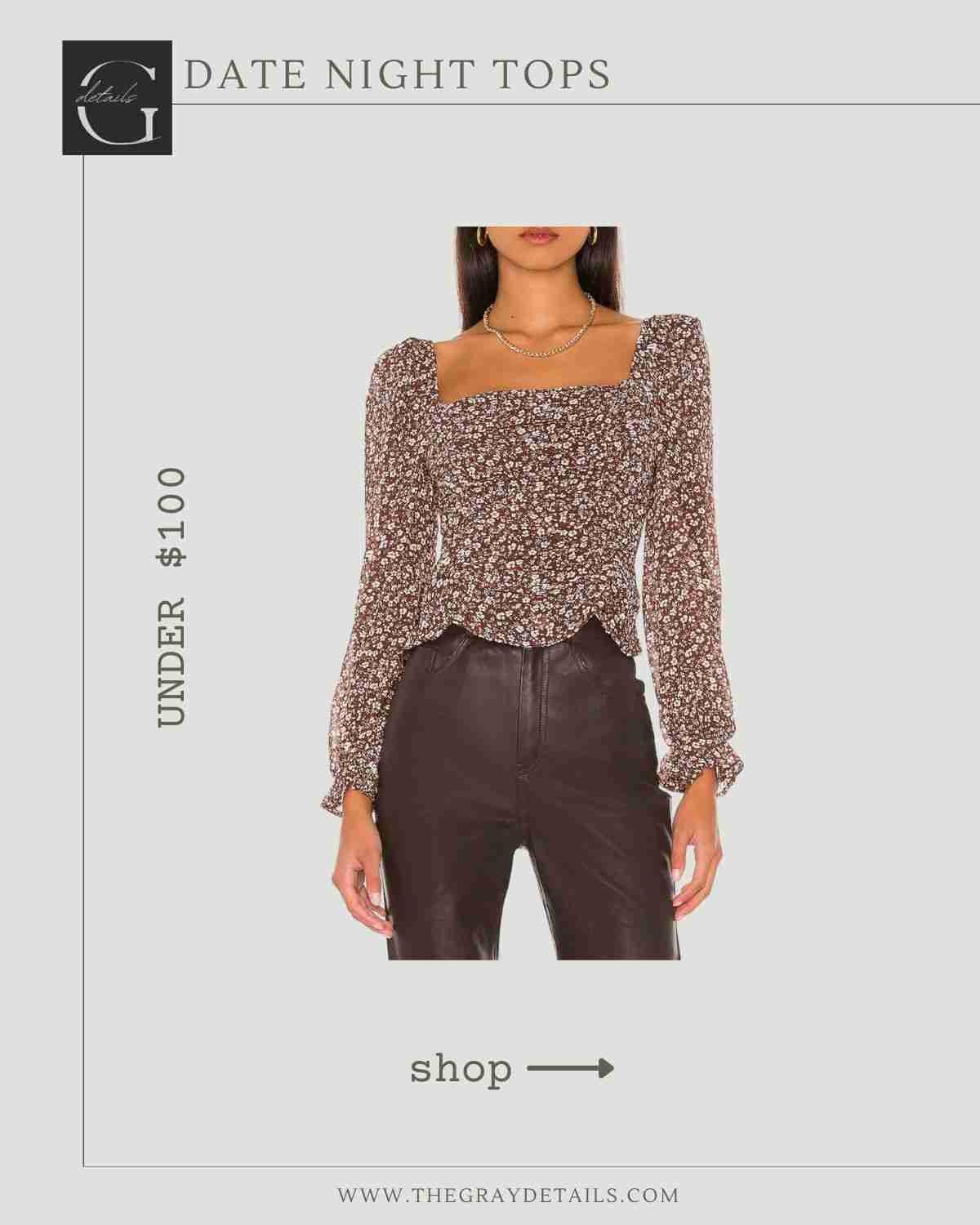 29 Women's Date Night Tops - the gray details