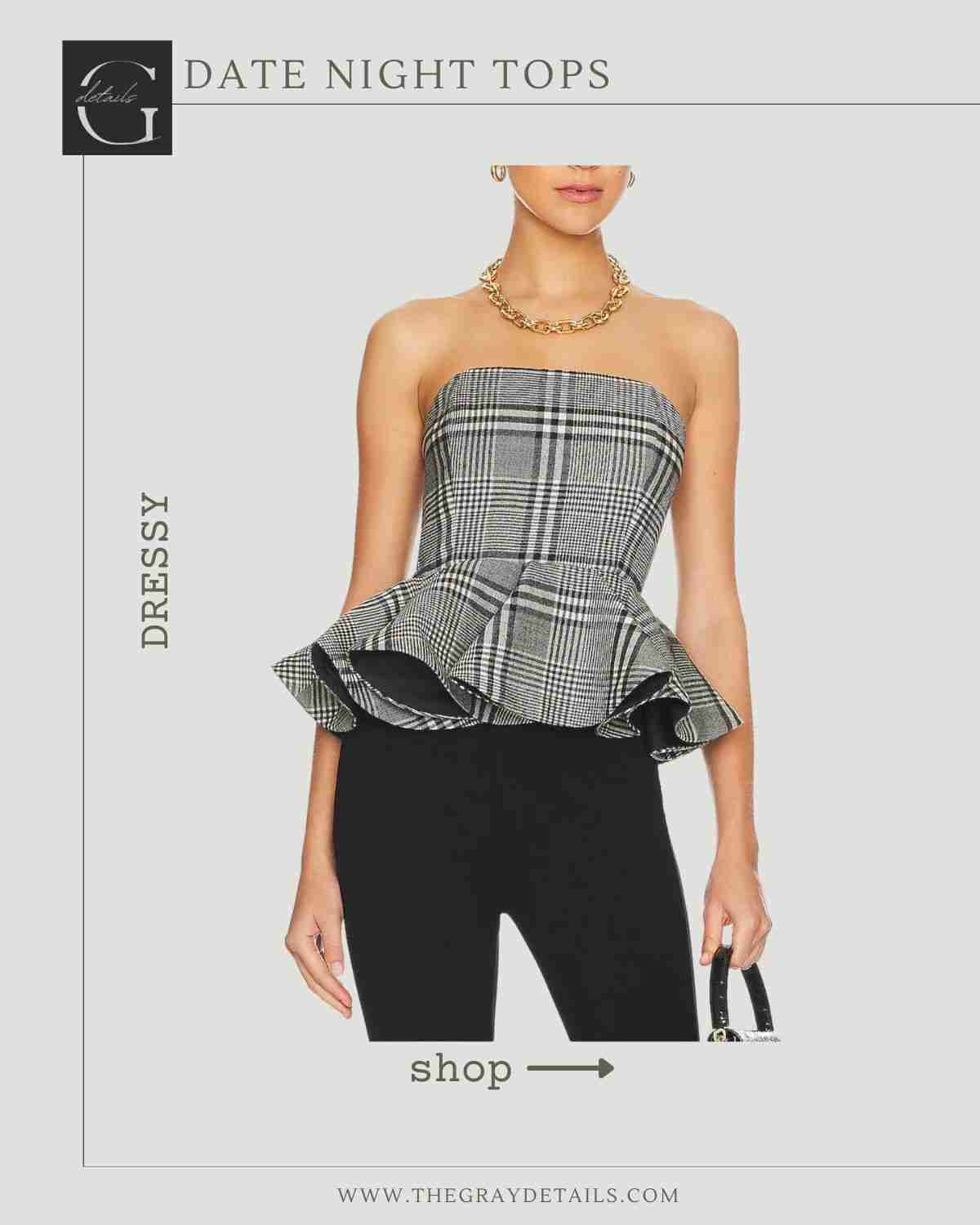 29 Women's Date Night Tops - the gray details