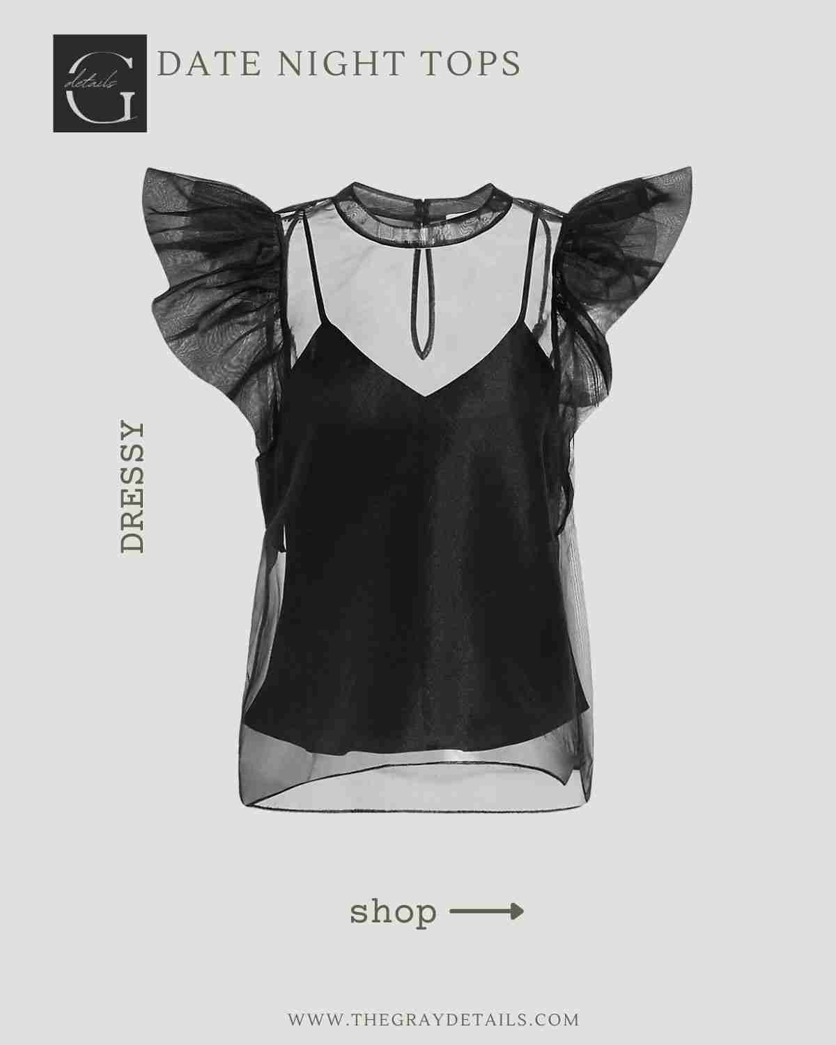 29 Women's Date Night Tops - the gray details