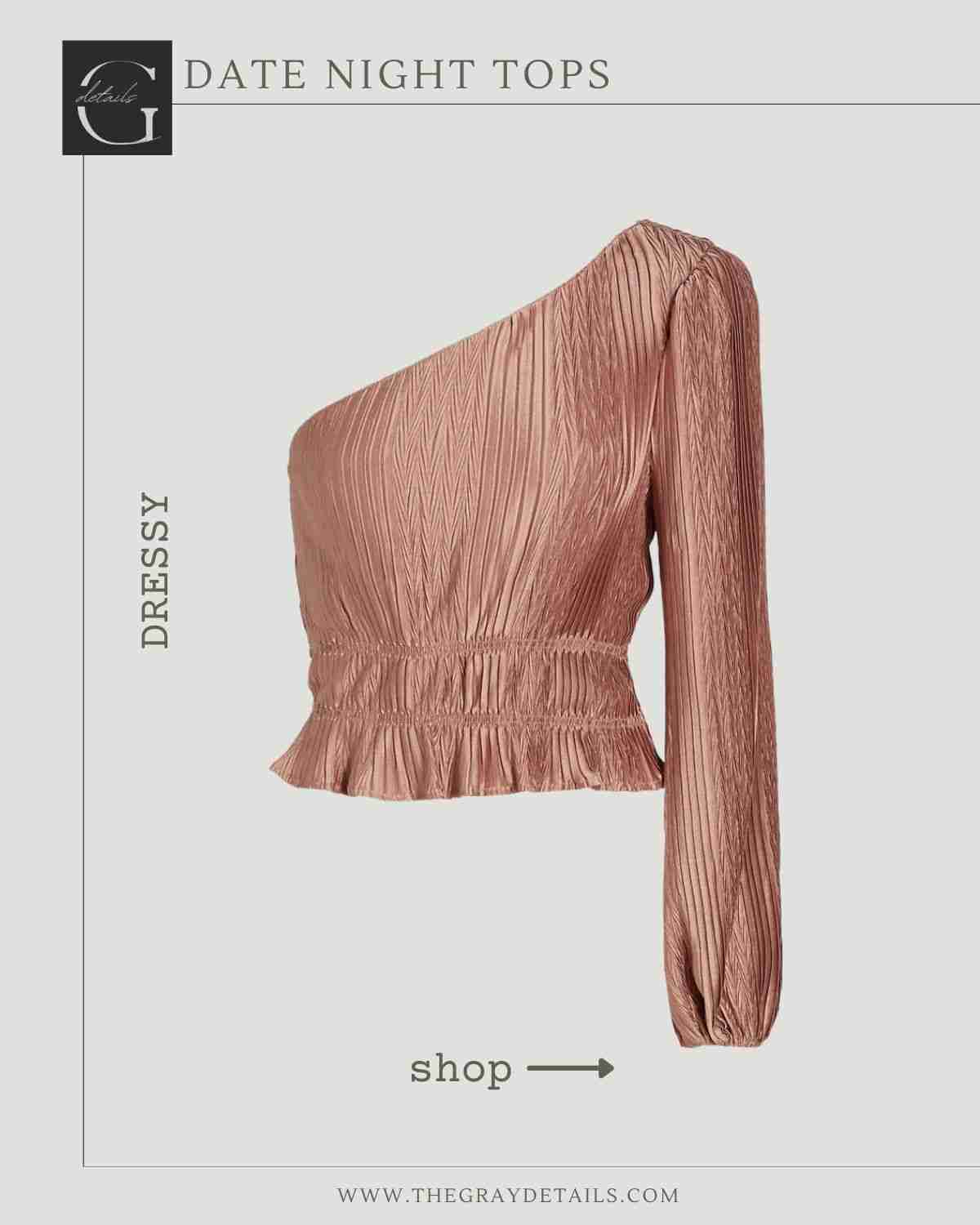 29 Women's Date Night Tops - the gray details