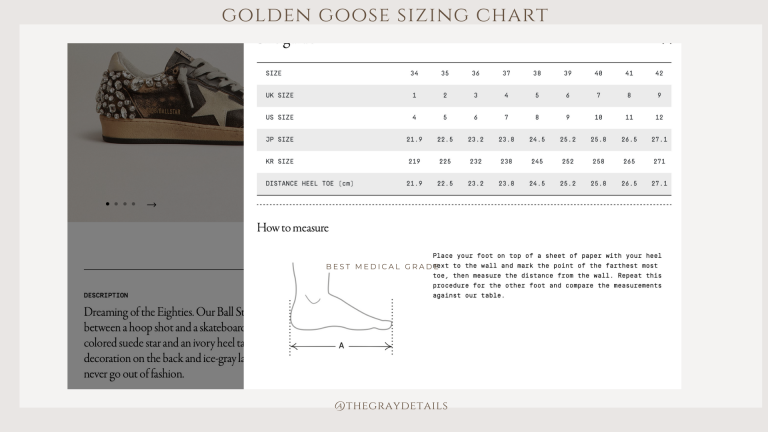 My Honest Golden Goose Review - the gray details