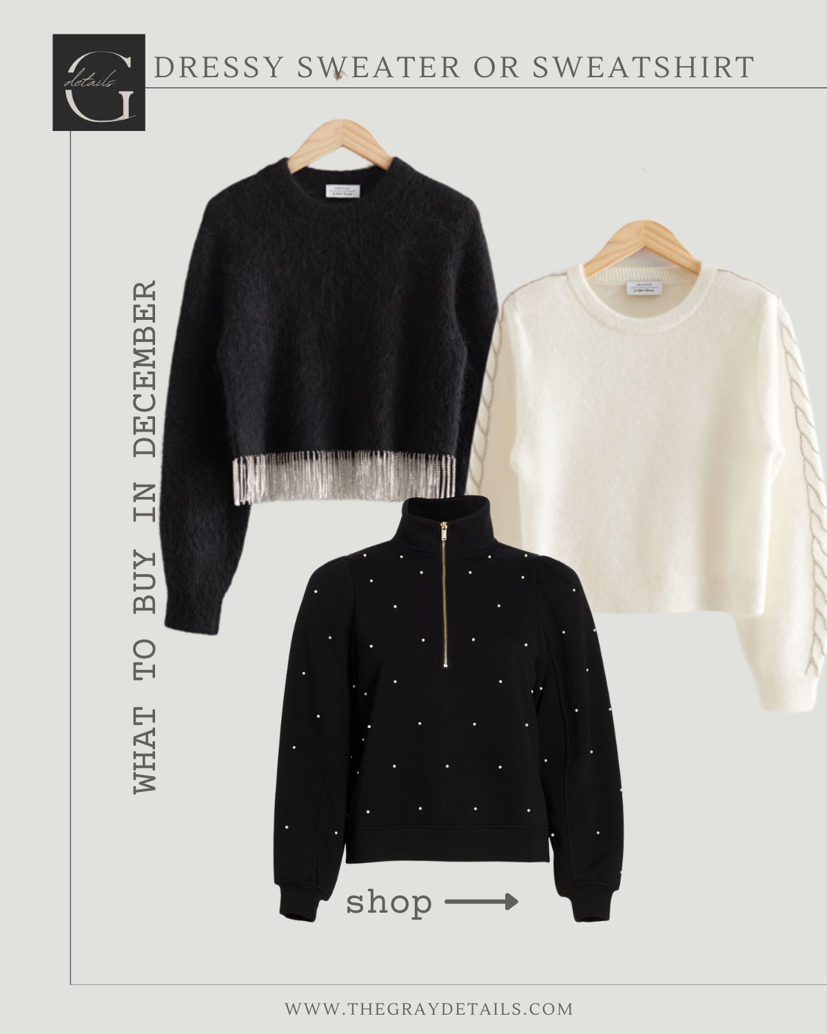 What to Buy & Wear In December | Monthly Shopping Guide