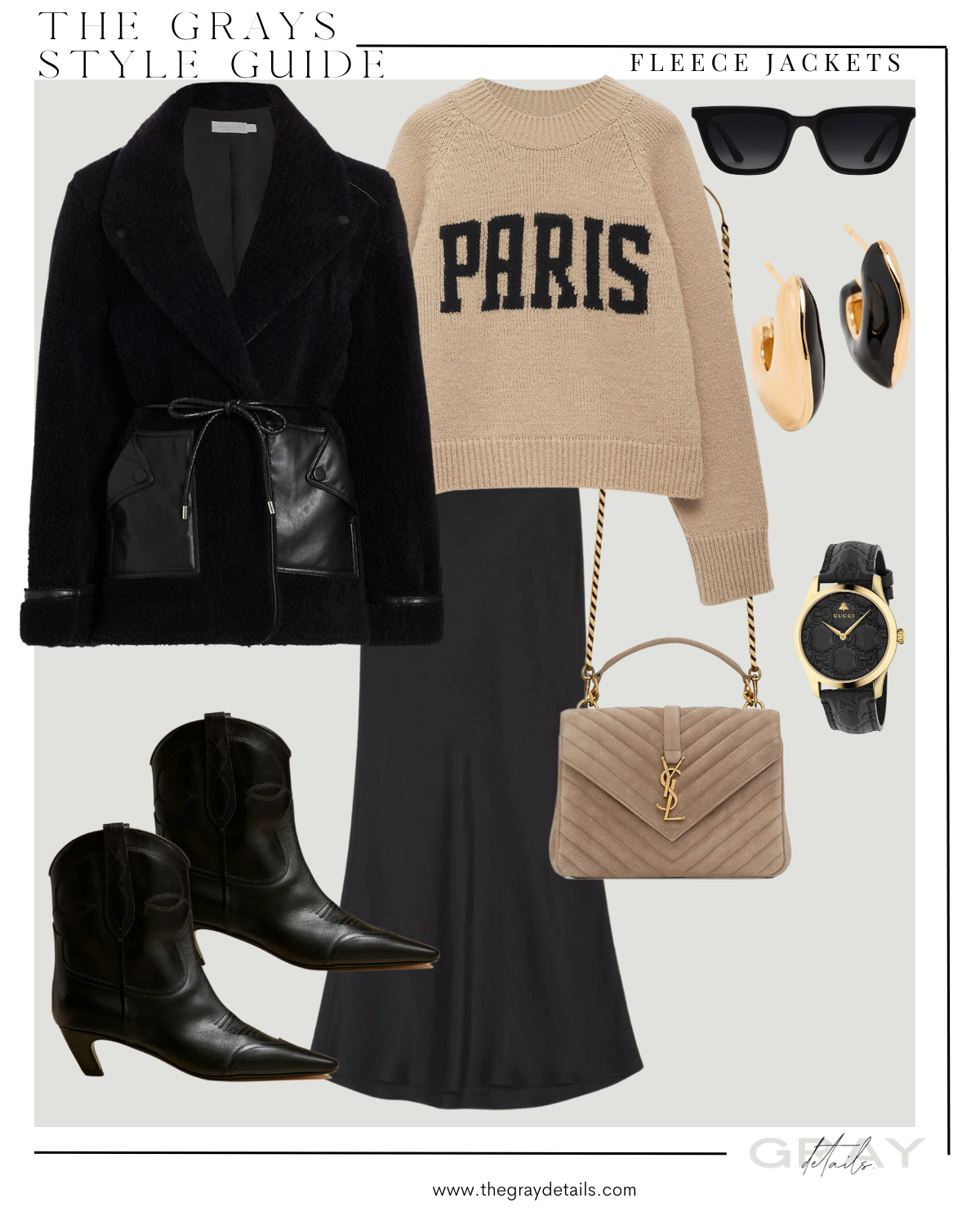 How to Style Fleece Jackets - the gray details