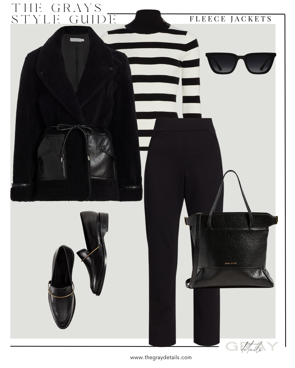 How to Style Fleece Jackets - the gray details