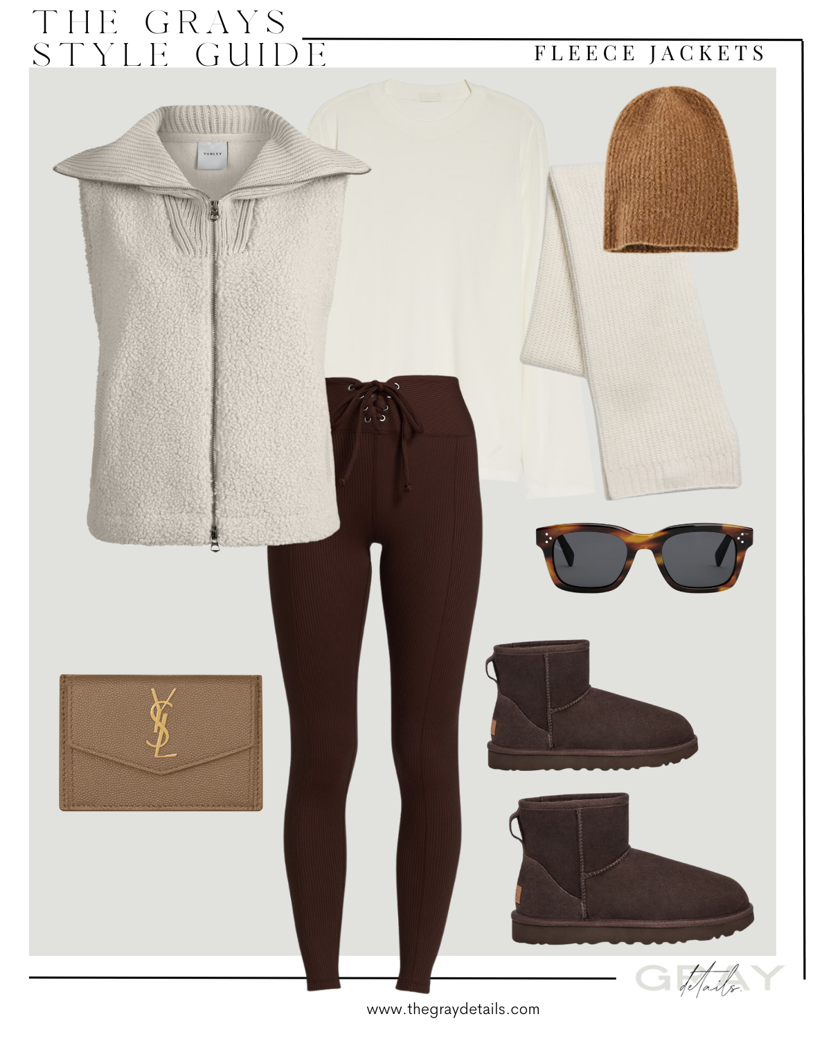How to Style Fleece Jackets - the gray details