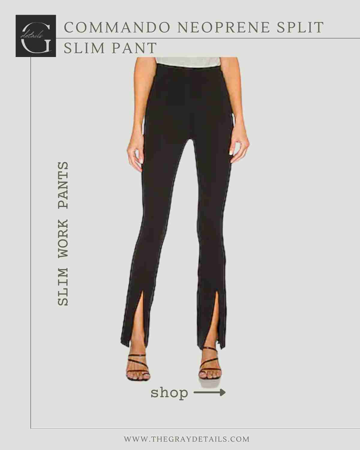 How to Style Slim Pants or Any Black Trousers for Work