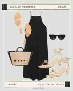 Minimalist Packing for Beach Vacation - the gray details