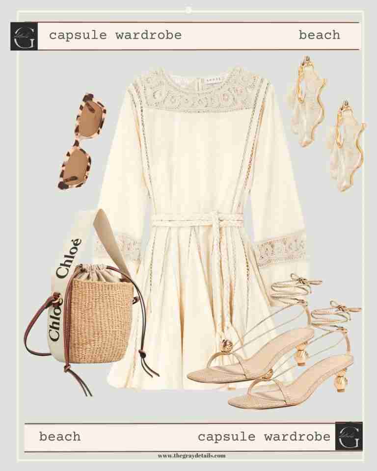 Minimalist Packing for Beach Vacation - the gray details