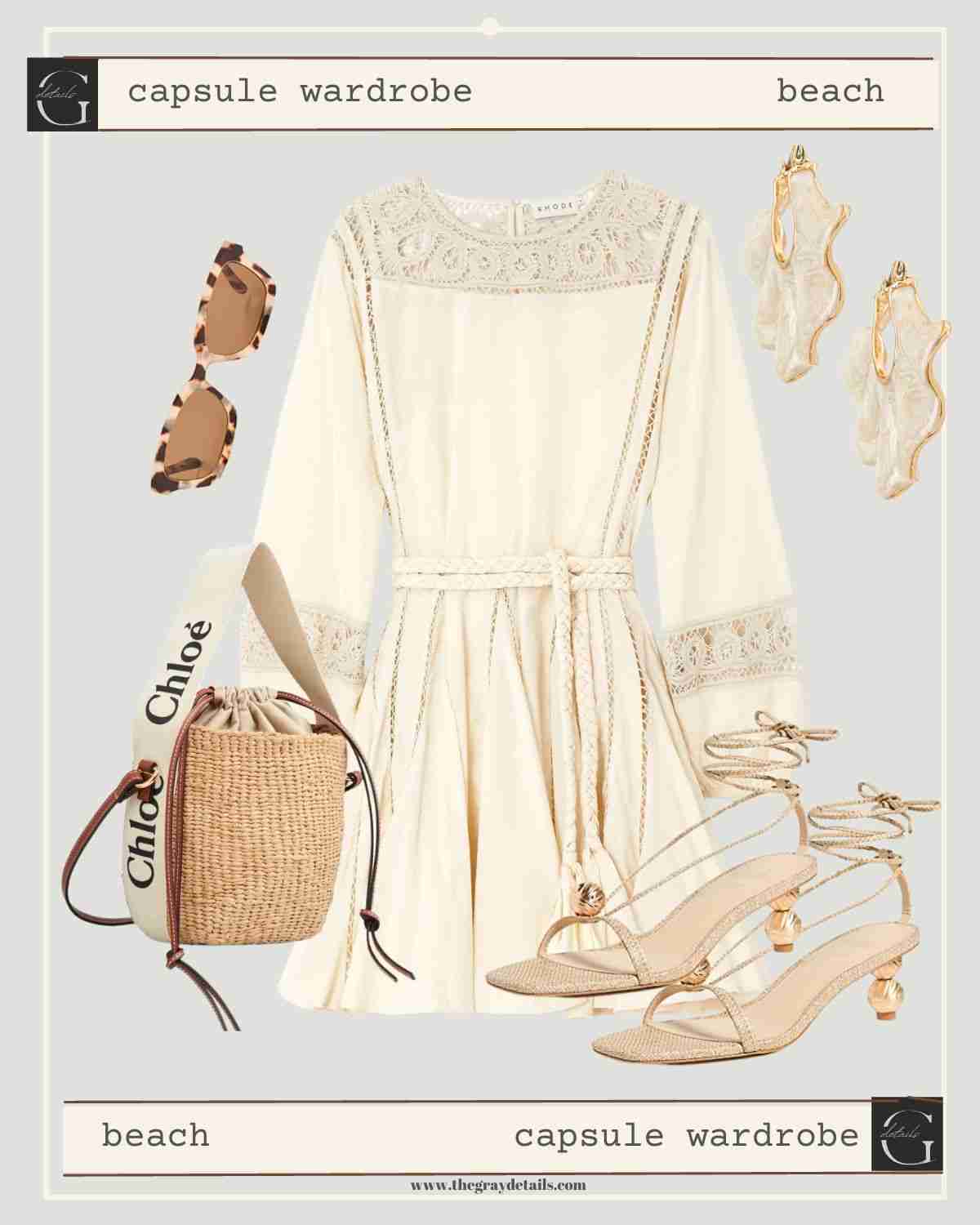 Minimalist Packing for Beach Vacation - the gray details