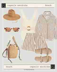 Minimalist Packing for Beach Vacation - the gray details