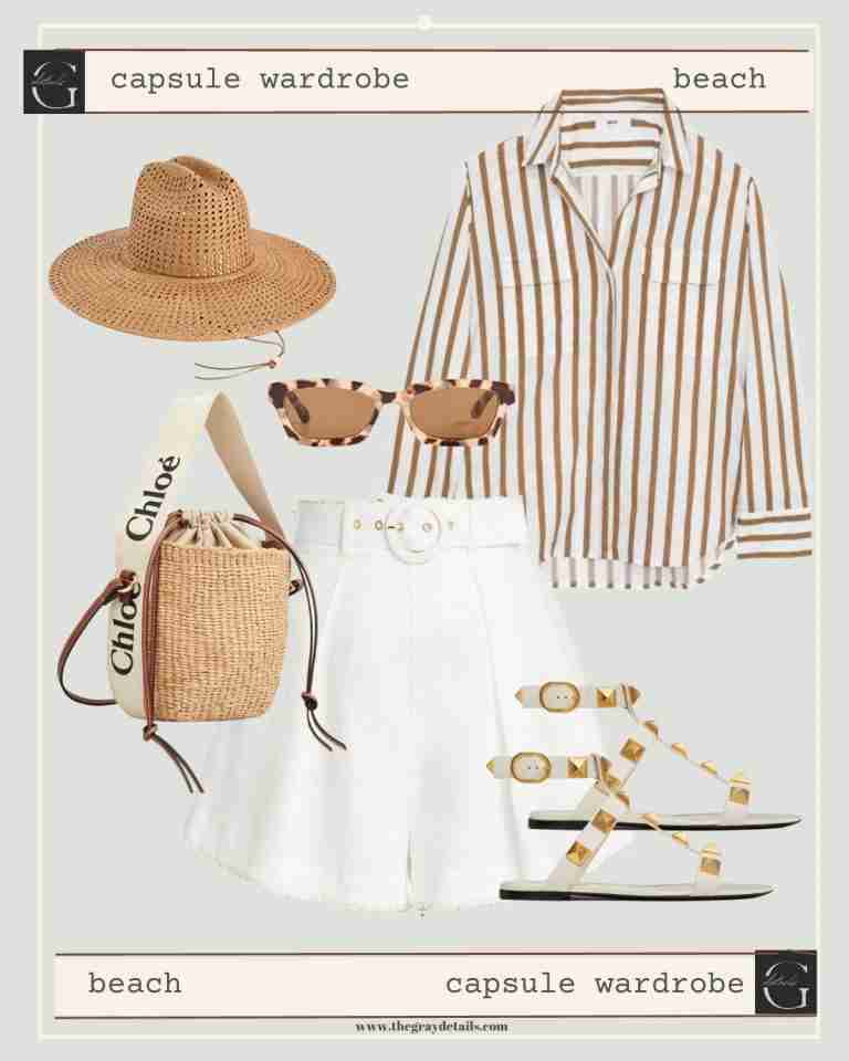 Minimalist Packing for Beach Vacation - the gray details