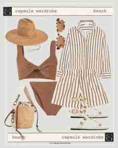 Minimalist Packing for Beach Vacation - the gray details