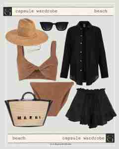 Minimalist Packing for Beach Vacation - the gray details