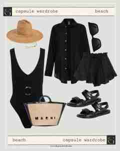 Minimalist Packing for Beach Vacation - the gray details