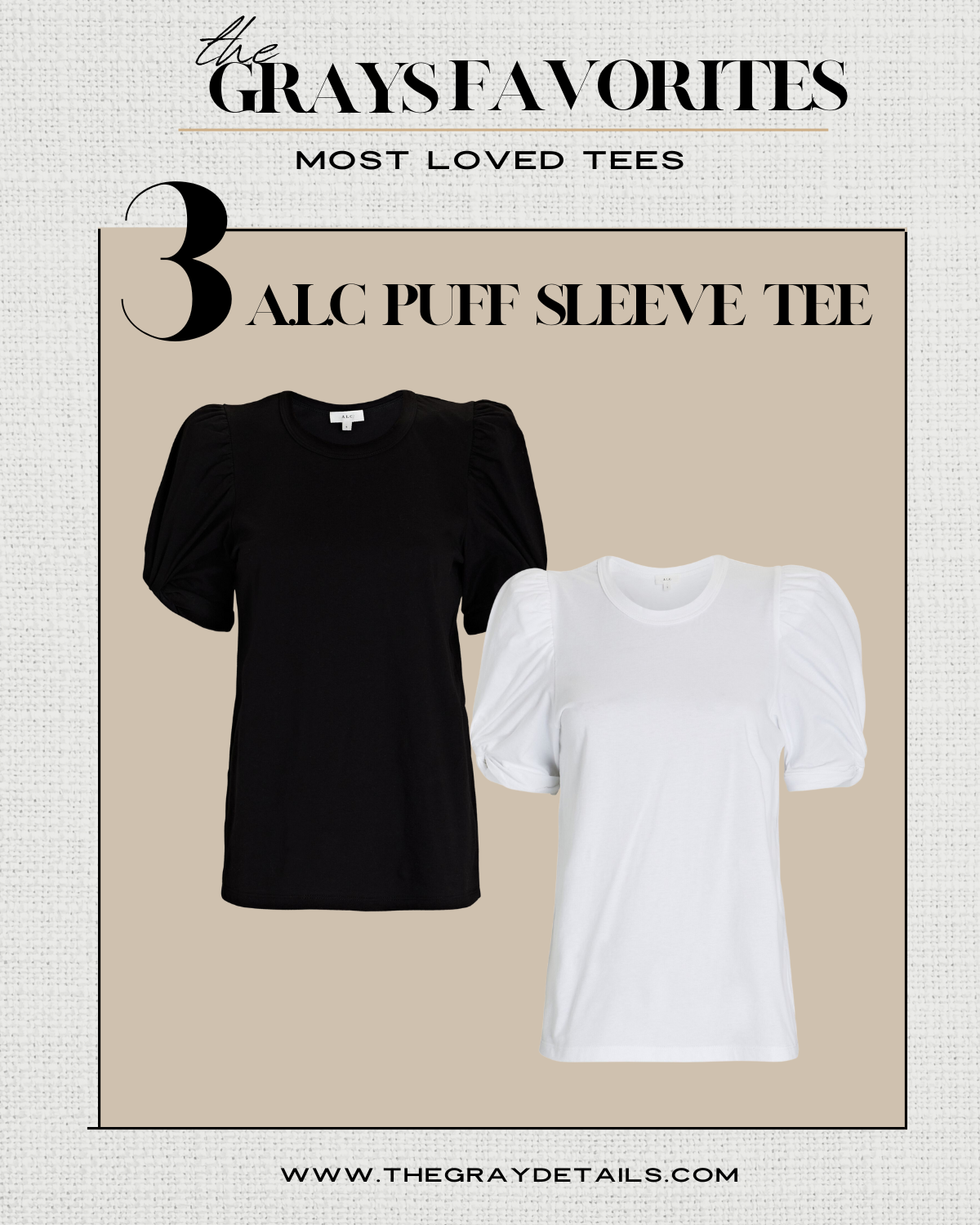 The Best Tees & T-Shirt Brands for Women - the gray details