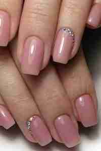 30+ Dusty Pink Rose Nails - the gray details