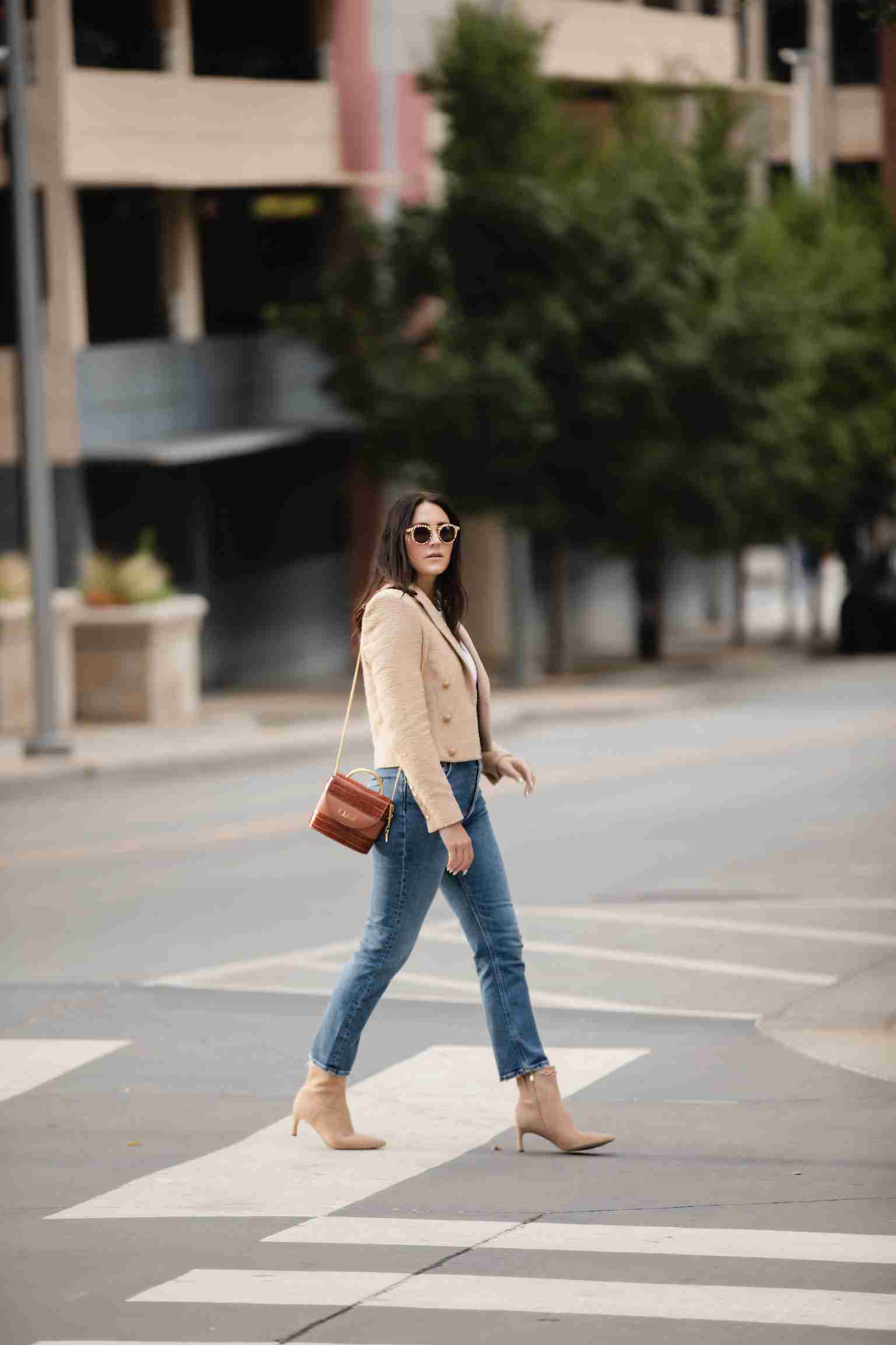 Cropped Jacket Outfit Ideas - the gray details