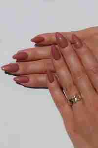 30+ Dusty Pink Rose Nails - the gray details