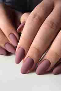 30+ Dusty Pink Rose Nails - the gray details