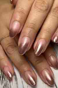 30+ Dusty Pink Rose Nails - the gray details