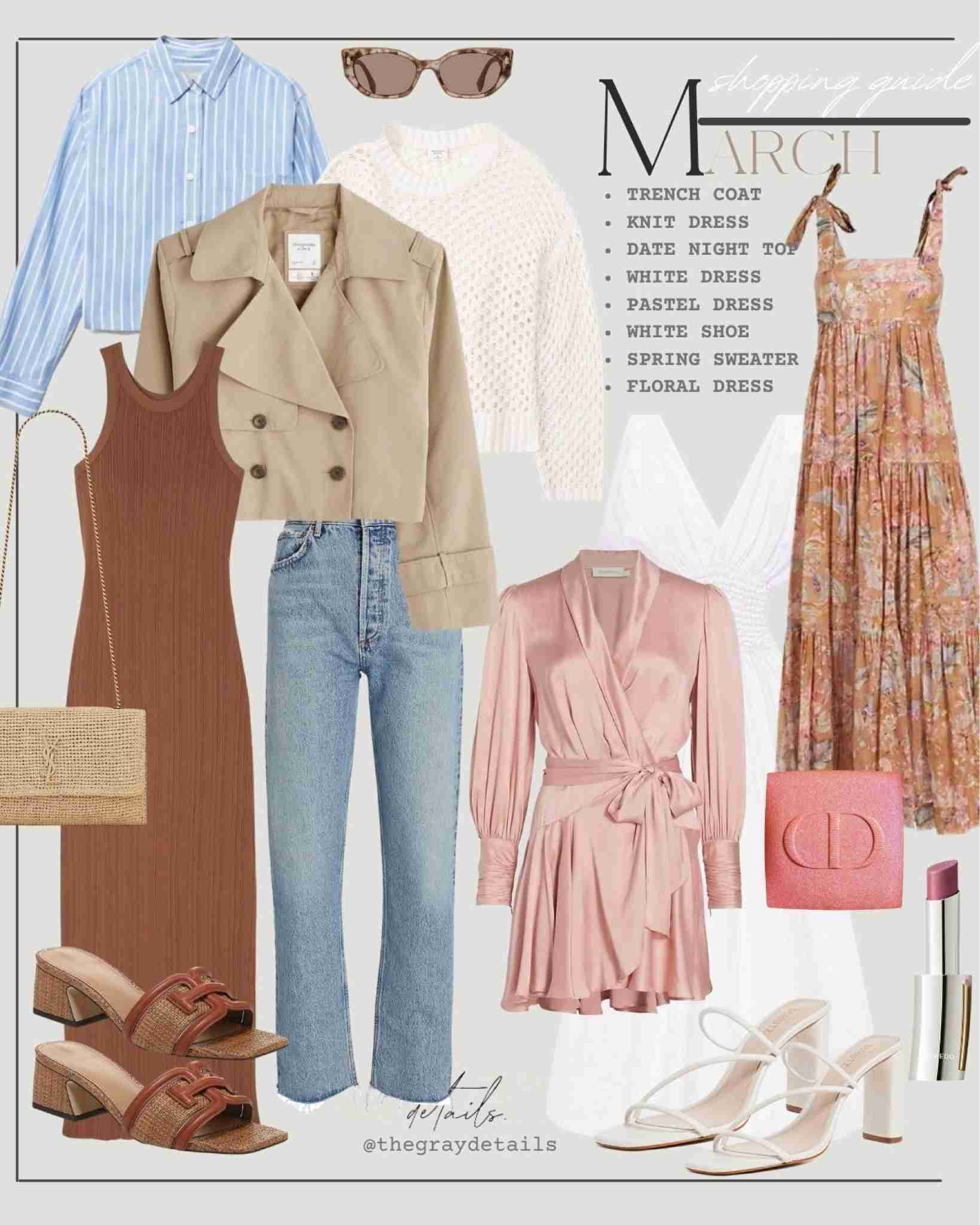 Most Loved Items for March to Inspire Your Spring Wardrobe