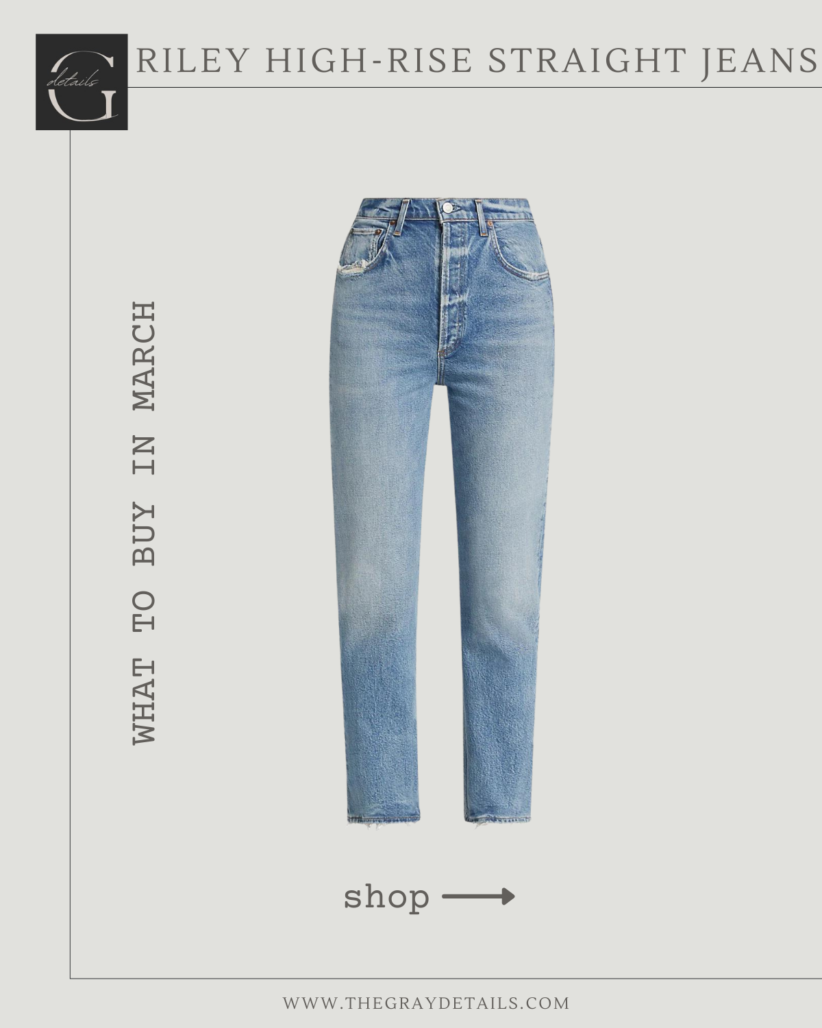 Denim Fit Guide | My Favorite Everyday Jeans - the gray details