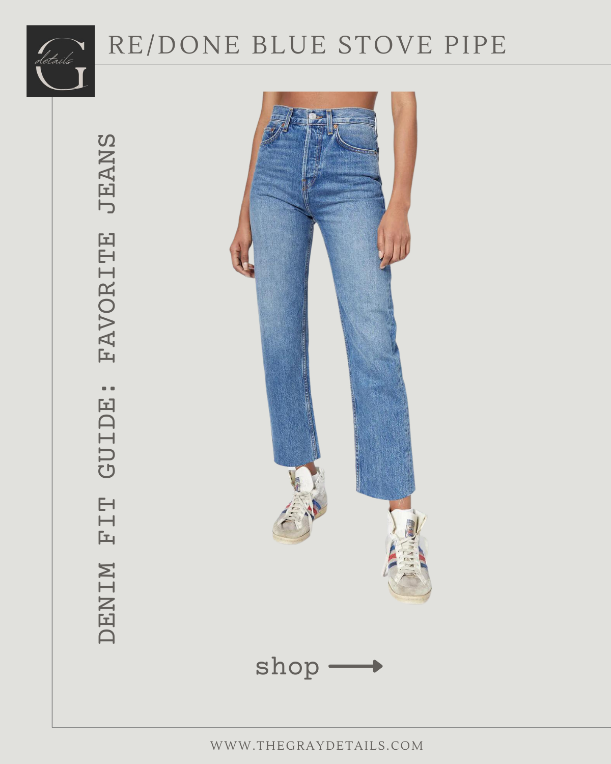 Denim Fit Guide | My Favorite Everyday Jeans - the gray details