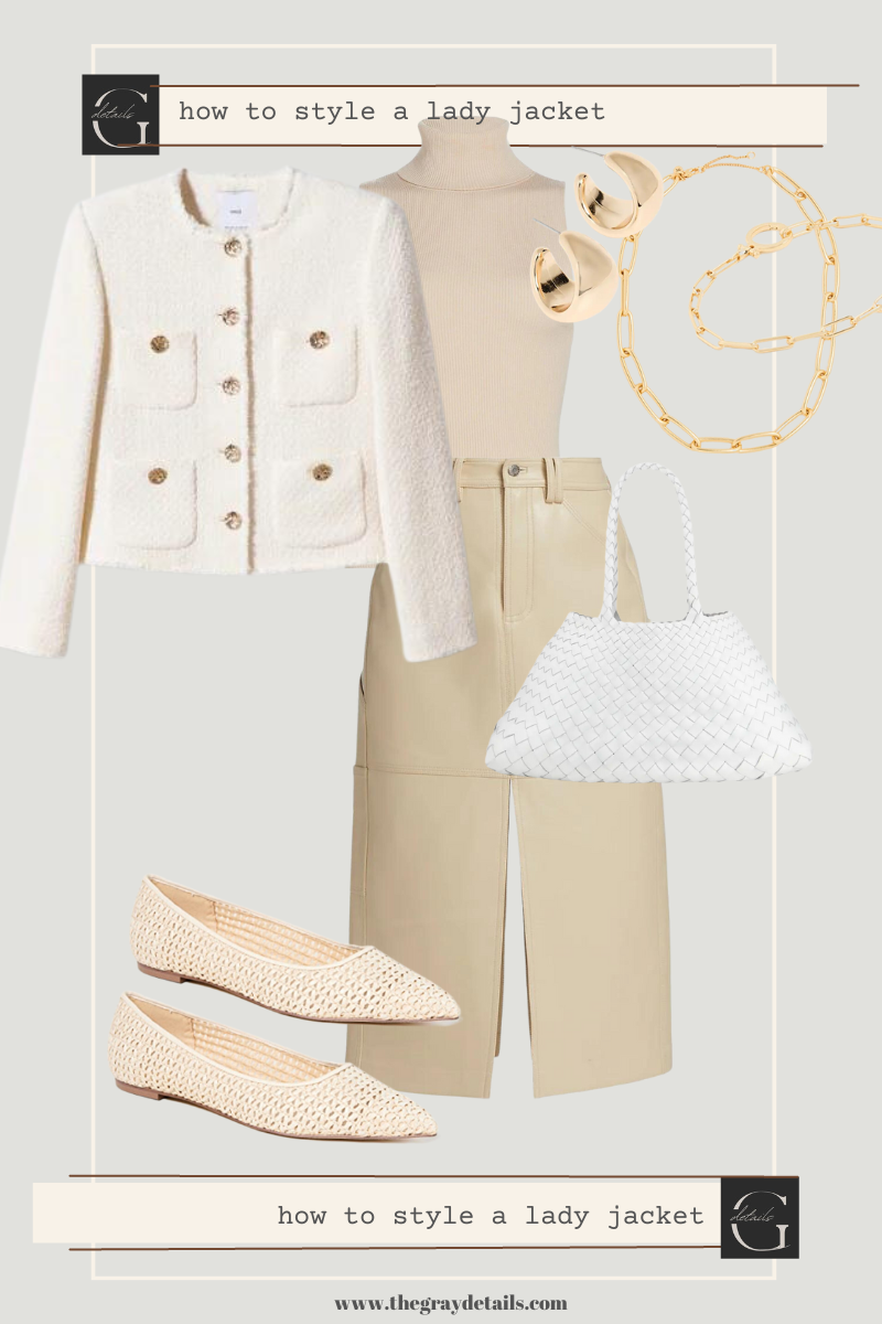 How to Wear a Lady Jacket - the gray details